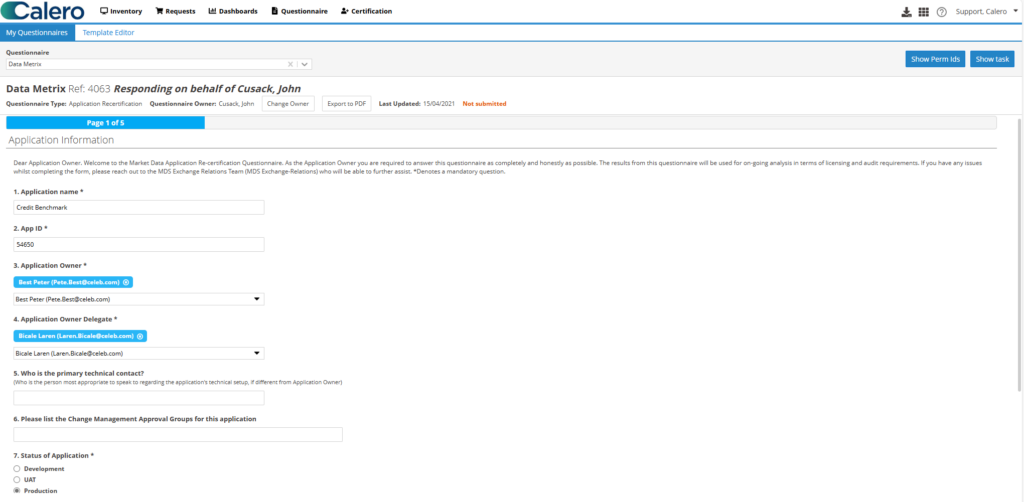 Market Data Management | Calero